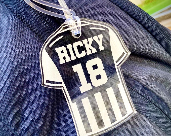 Soccer Tag, Soccer Bag Tag, Soccer Tag, Soccer Team Gift, Football Tag ...