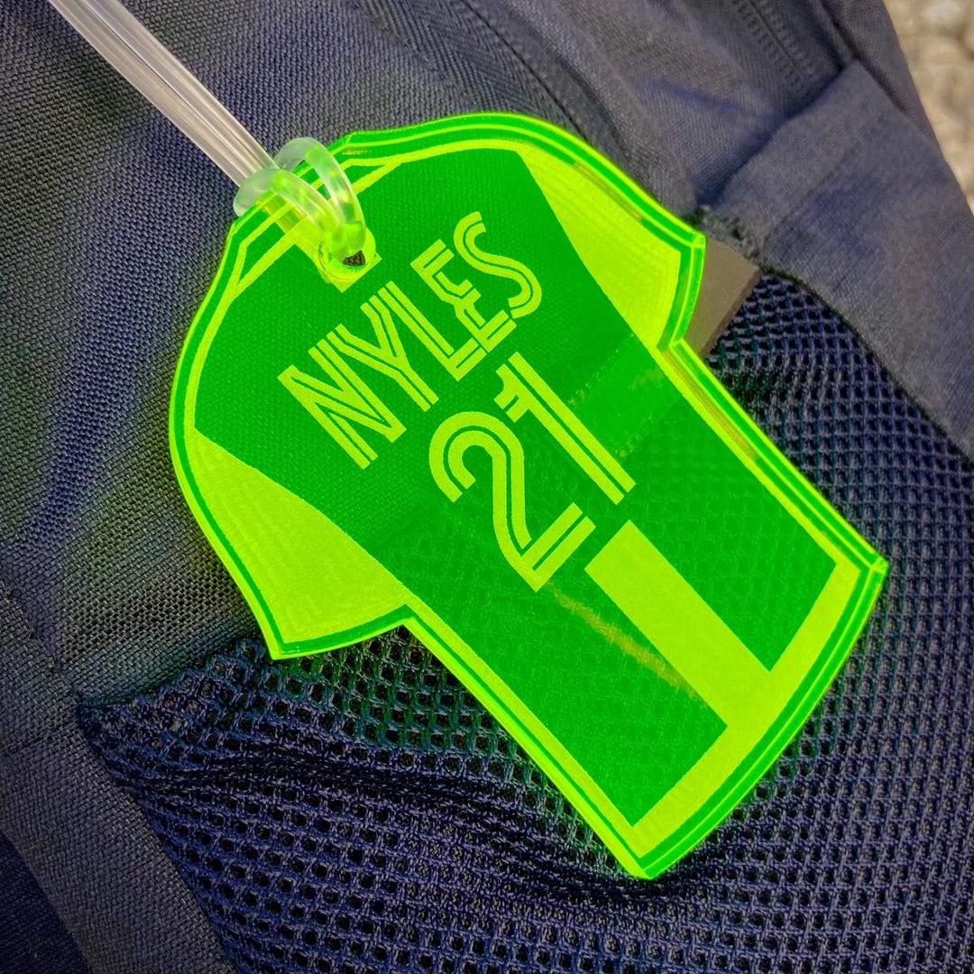 Soccer Tag, Soccer Bag Tag, Soccer Tag, Soccer Team Gift, Football Tag ...