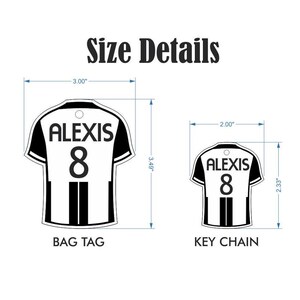 Soccer Tag, Soccer Bag Tag, Soccer Tag, Soccer Team Gift, Football Tag ...