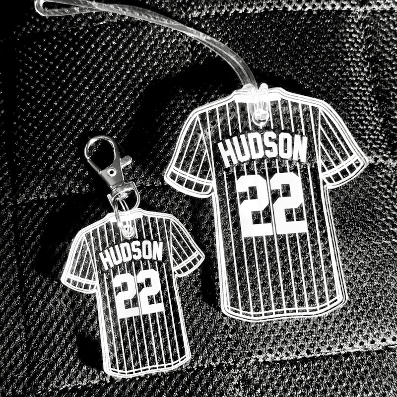 Baseball Keychain - Etsy