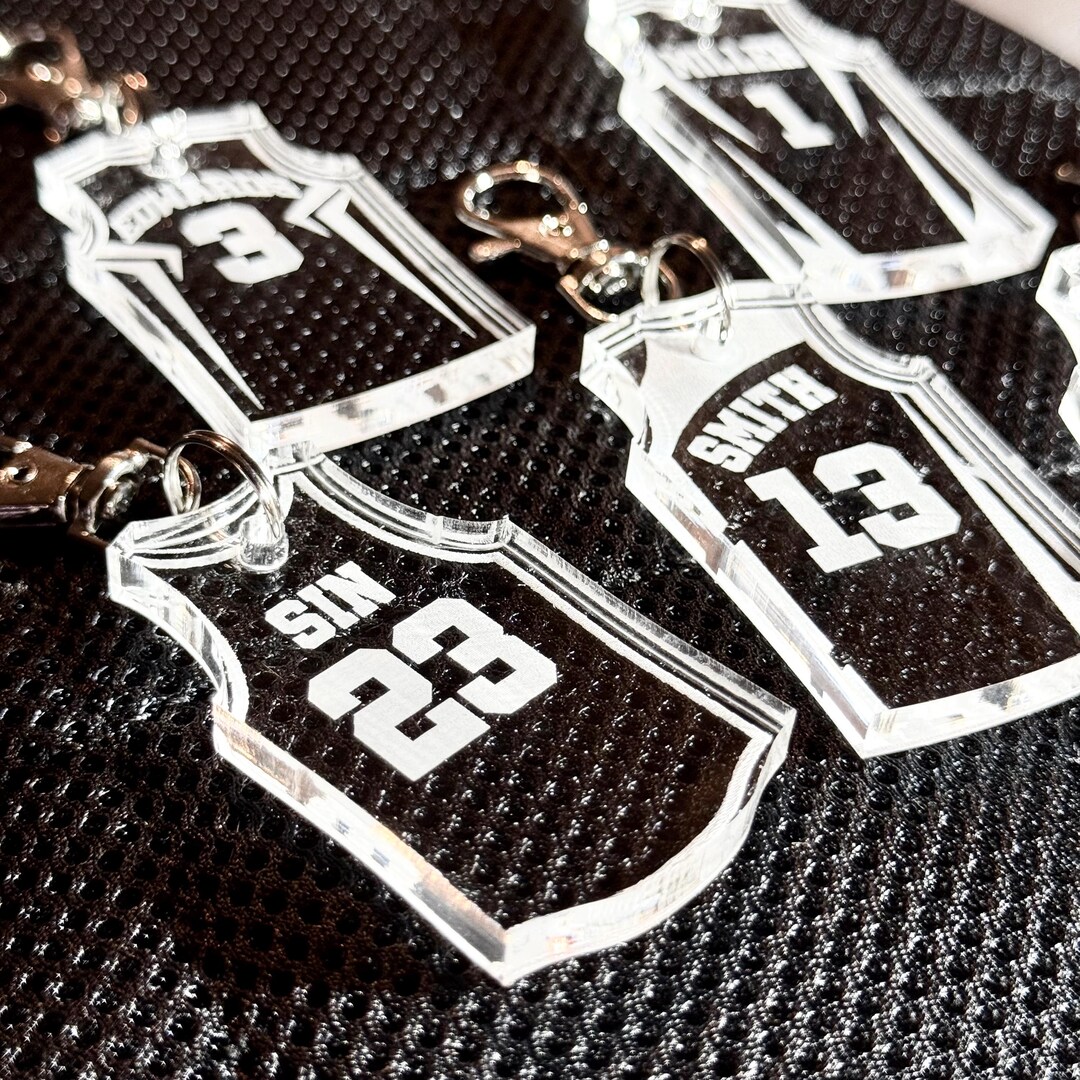 Basketball Team Gifts, Basketball Jersey Keychain, Basketball Bag Tag ...