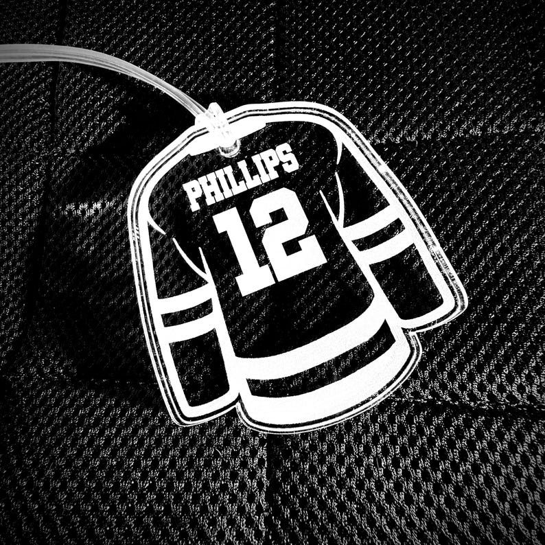 Hockey Bag Tag, Hockey Team Gift, Hockey Keychain, Sports Team Gift ...