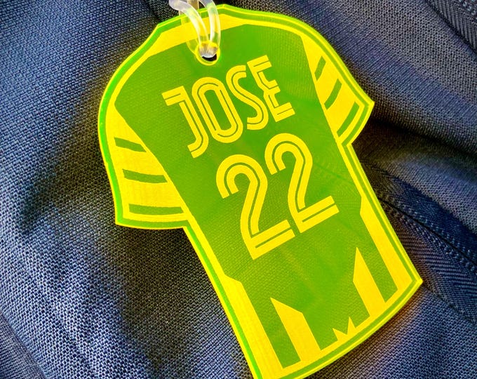 Soccer Tag, Soccer Bag Tag, Soccer Tag, Soccer Team Gift, Football Tag ...