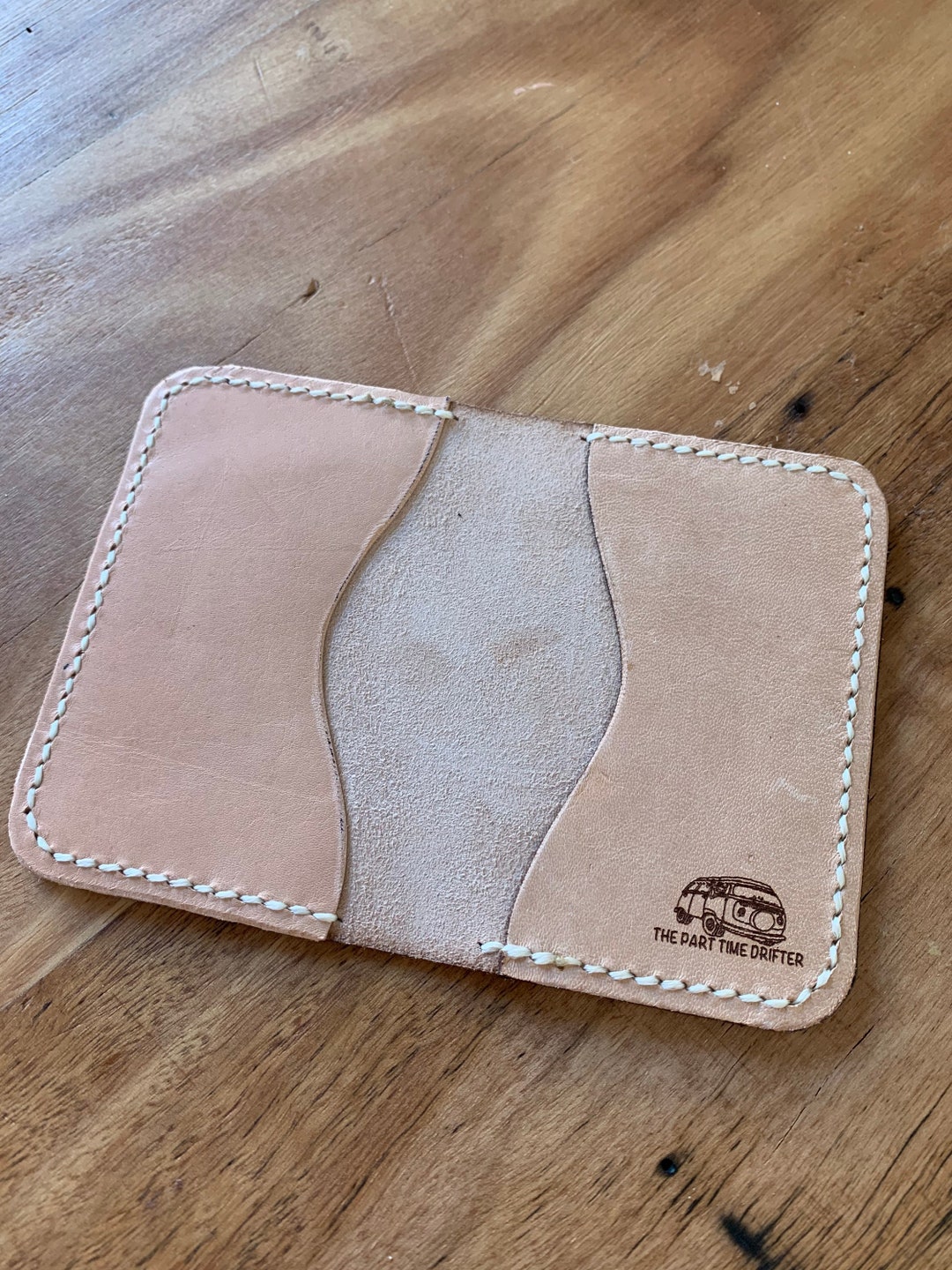 Nat Veg Tan Card Wallet - Etsy