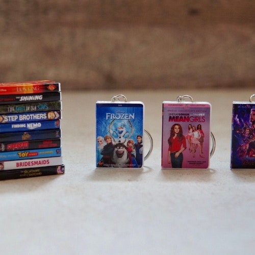 Miniature TV Series DVD Keychains & Magnets | Etsy