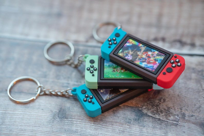 Miniature Switch Console Keychains - Etsy