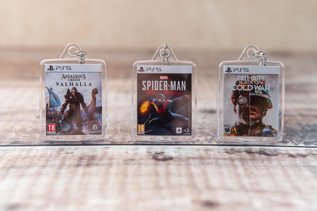Miniature PS5 Game Acrylic Keychains! - Etsy