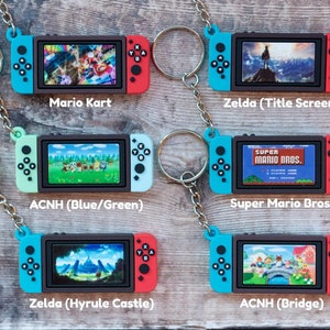Miniature Switch Console Keychains - Etsy