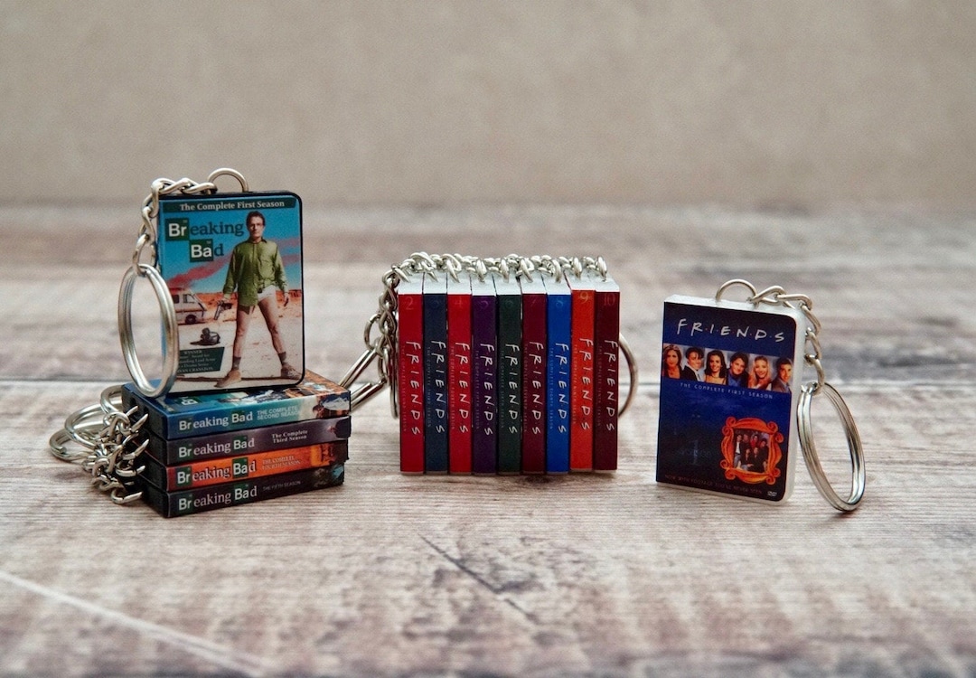 Miniature TV Series DVD Keychains & Magnets - Etsy