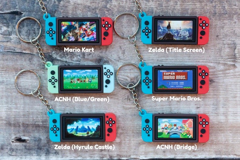 Miniature Switch Console Keychains - Etsy