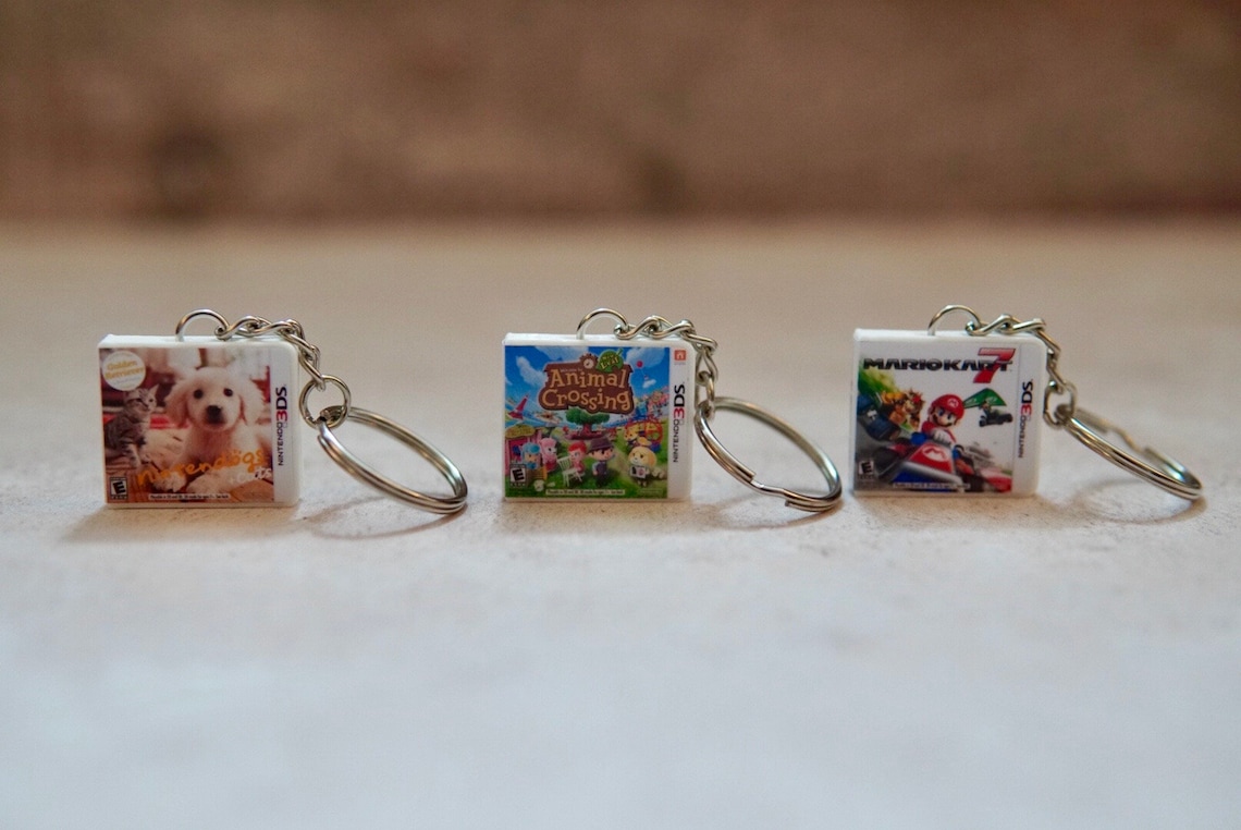 Miniature 3DS Game Keychains & Magnets | Etsy