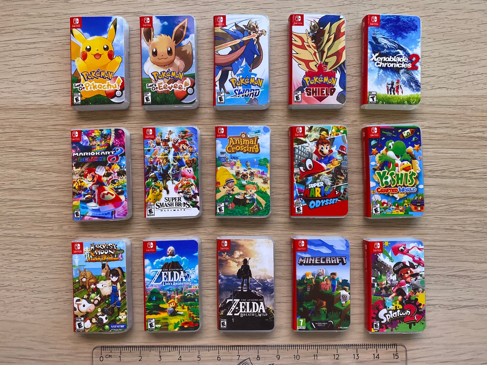 Miniature Switch Game Storage Case Keychains - Etsy