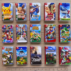 Miniature Switch Game Storage Case Keychains - Etsy