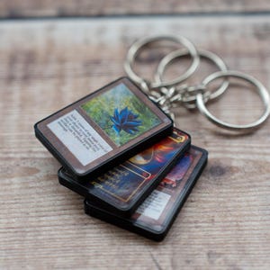 Miniature Magic the Gathering MTG Card Keychains & Magnets - Etsy