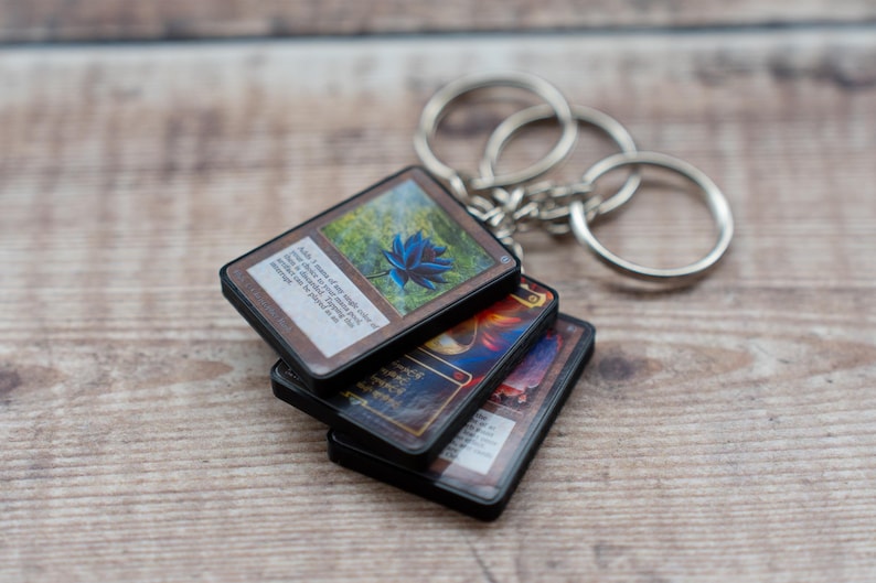 Miniature Magic the Gathering MTG Card Keychains & Magnets - Etsy