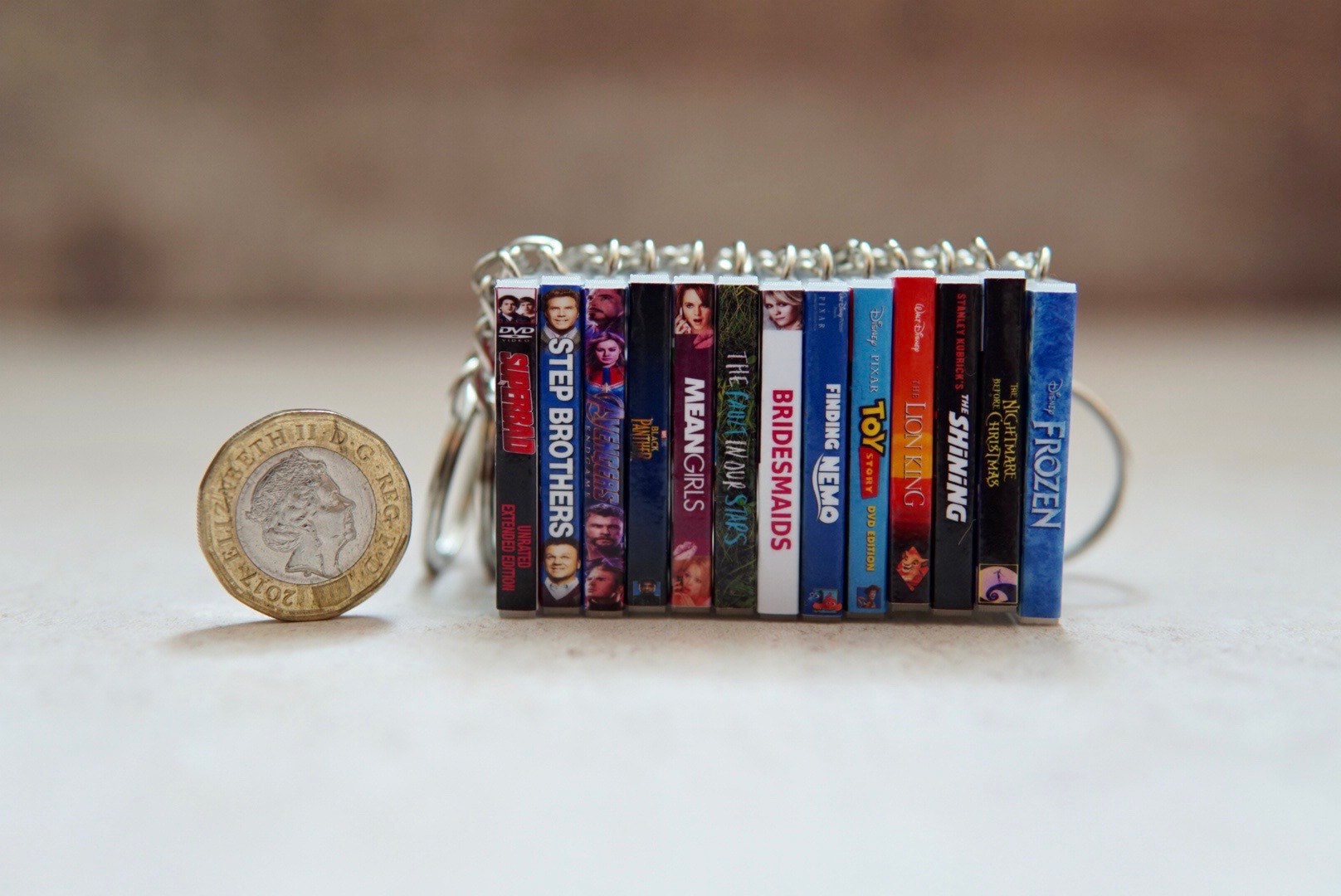 Miniature Movie/film DVD Keychains & Magnets | Etsy