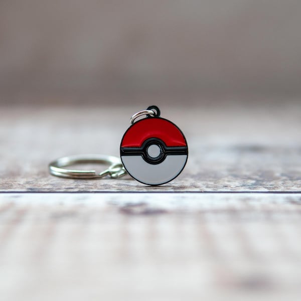 Pokeball Charm - Etsy