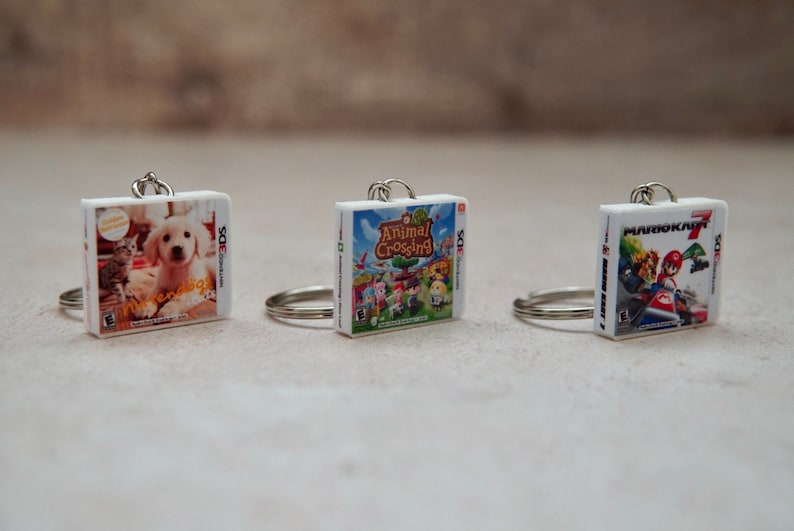 Miniature 3DS Game Keychains & Magnets | Etsy