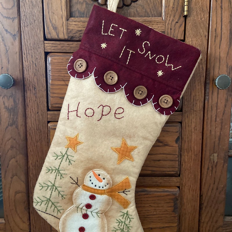 Felted Wool Stocking - Etsy