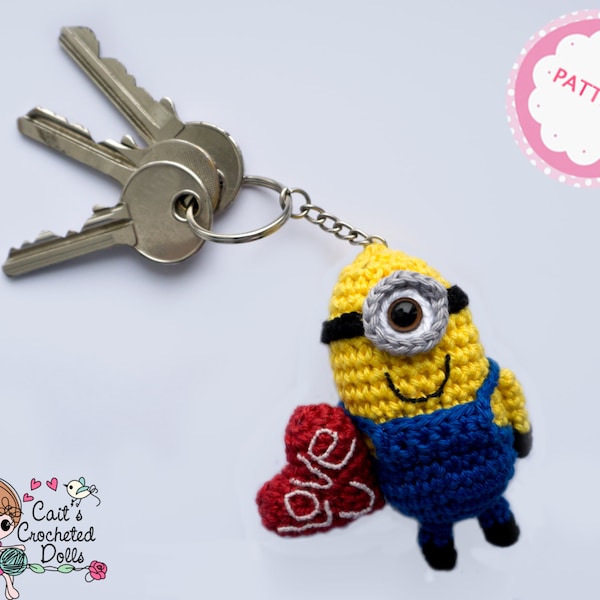 Minion Keychain - Etsy