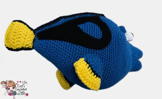 PATTERN Crocheted Finding Dory Doll - Etsy