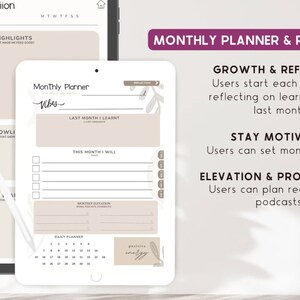 Undated Digital Daily Planner Purple/teal - Etsy