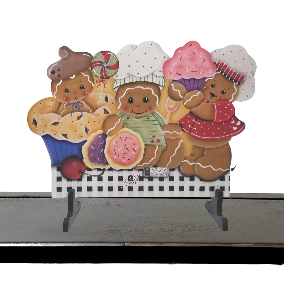 Extra Large Gingerbread Baker Chef Shelf Sitter 26 - Etsy