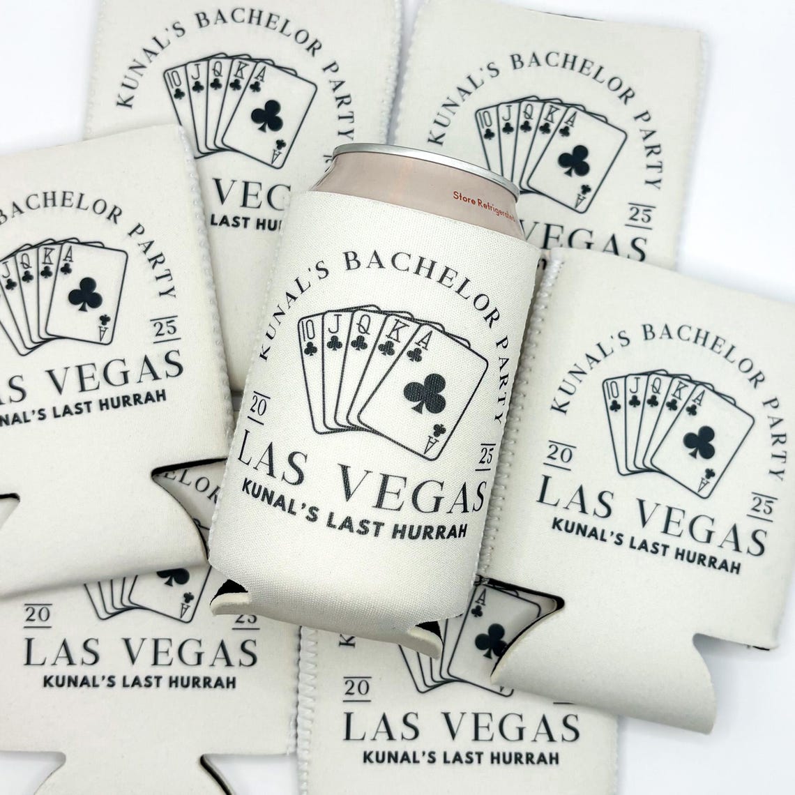Custom Bachelor Party Can Cooler | Casino Gambling Bachelor Party | Las ...