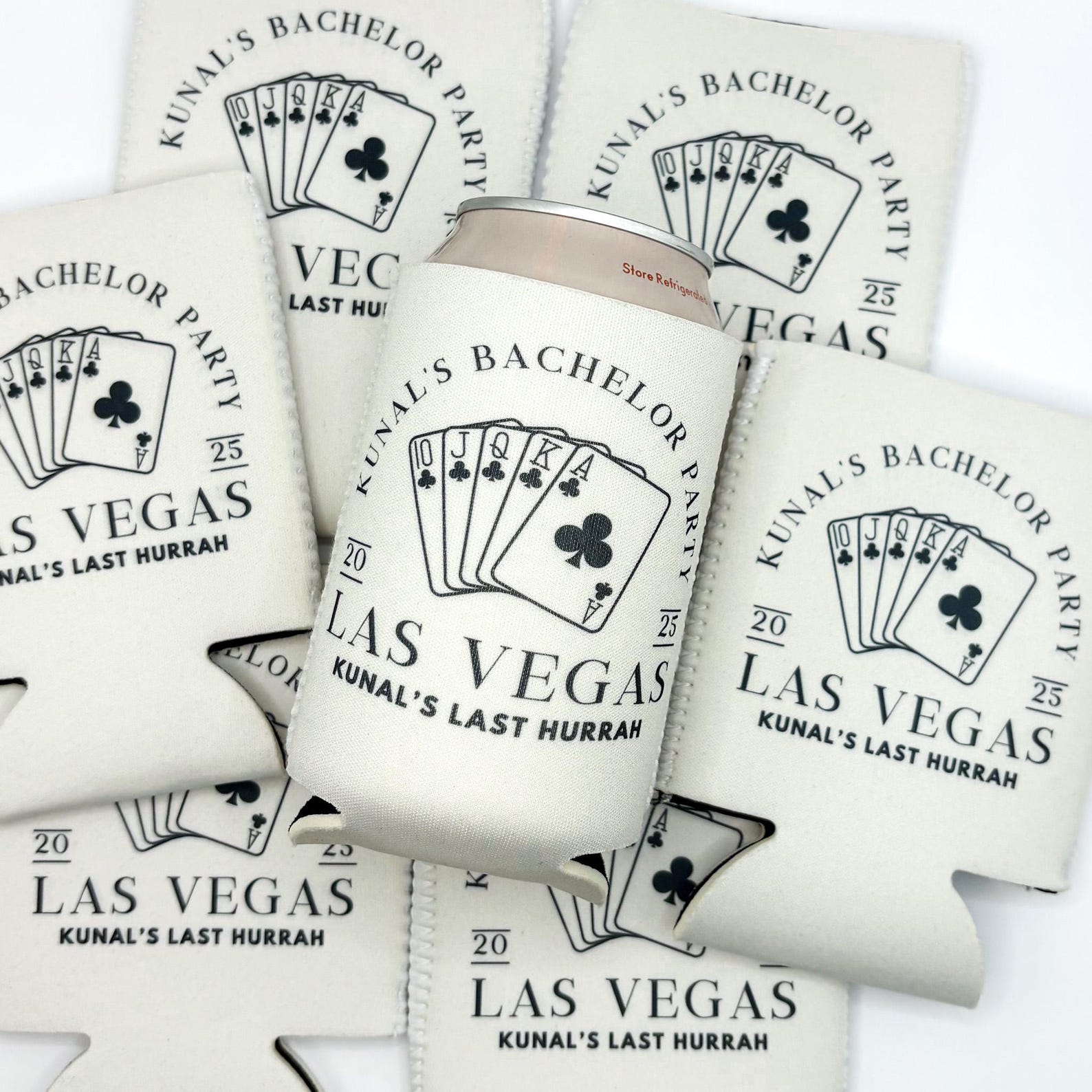Custom Bachelor Party Can Cooler | Casino Gambling Bachelor Party | Las ...