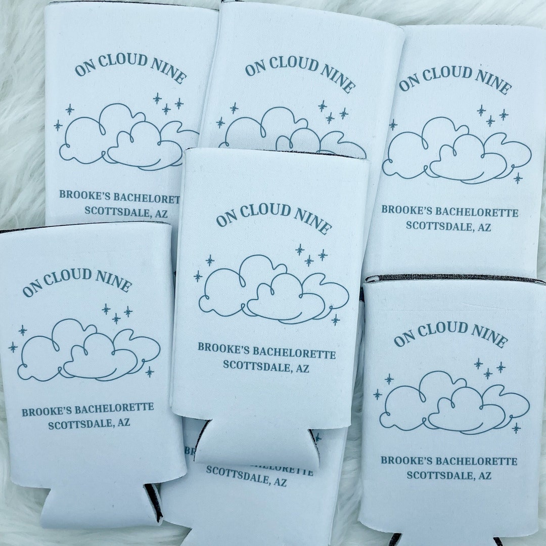 On Cloud 9 on Cloud Nine on Cloud Wine Coastal Bachelorette Party ...
