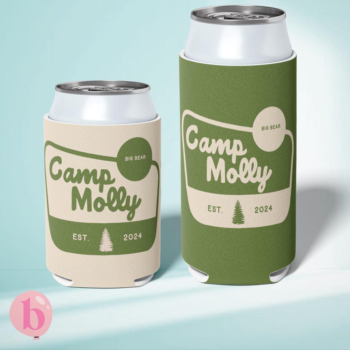 Camp Bachelorette Can Coolers, Camp Crew Bachelorette Party Can Coolers ...