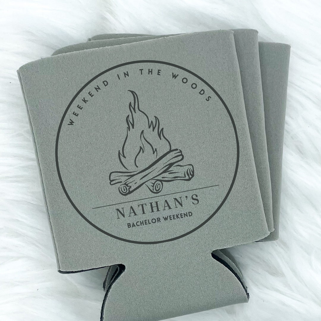 Custom Bachelor Party Can Cooler | Camping Bachelor Party | Weekend in ...
