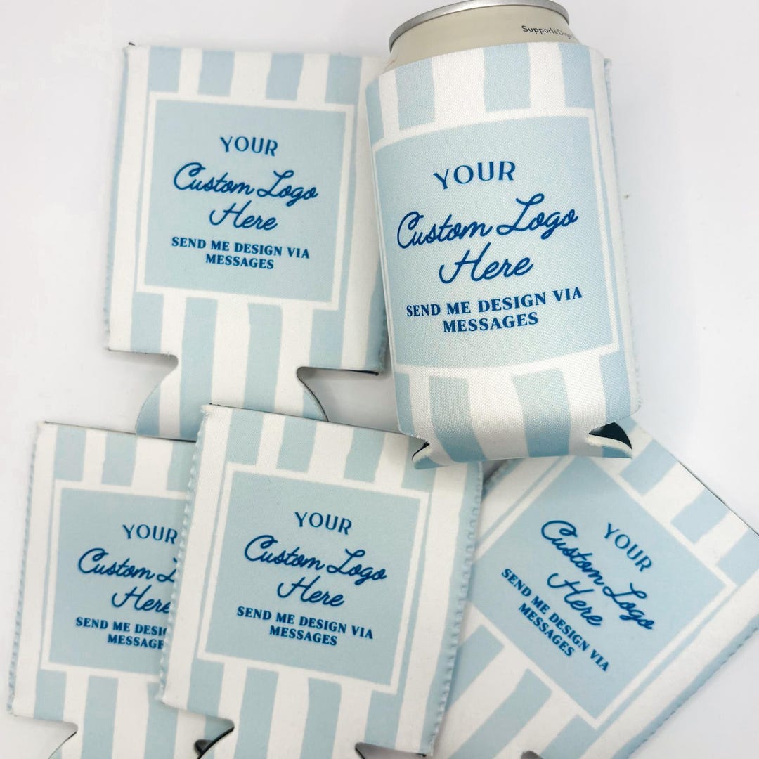Custom Logo Can Cooler | Personalized Business Promo Gift | Small ...