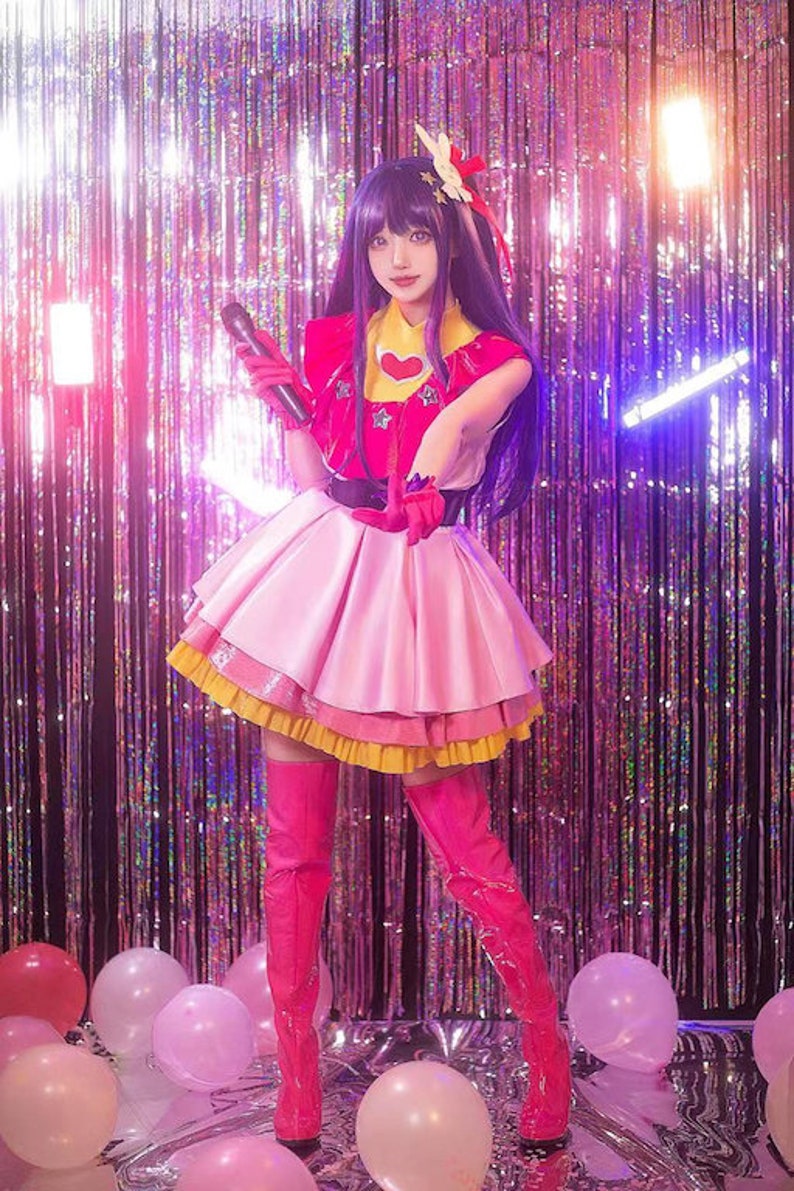 Oshi No Ko Anime Ai Hoshino Cosplay Déguisement Perruque Etsy France