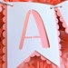 Scalloped Pennant Banner SVG Alphabet SVG Numeric SVG - Etsy