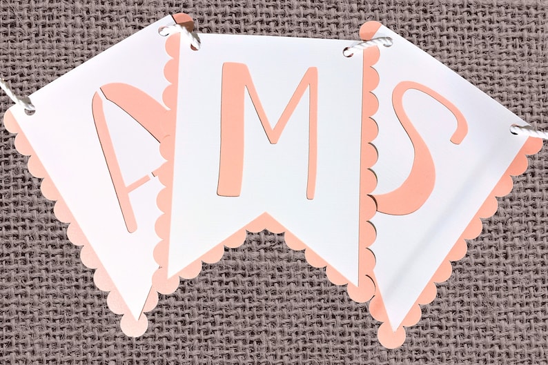 Scalloped Pennant Banner SVG | Alphabet SVG | Numeric SVG | Bunting ...