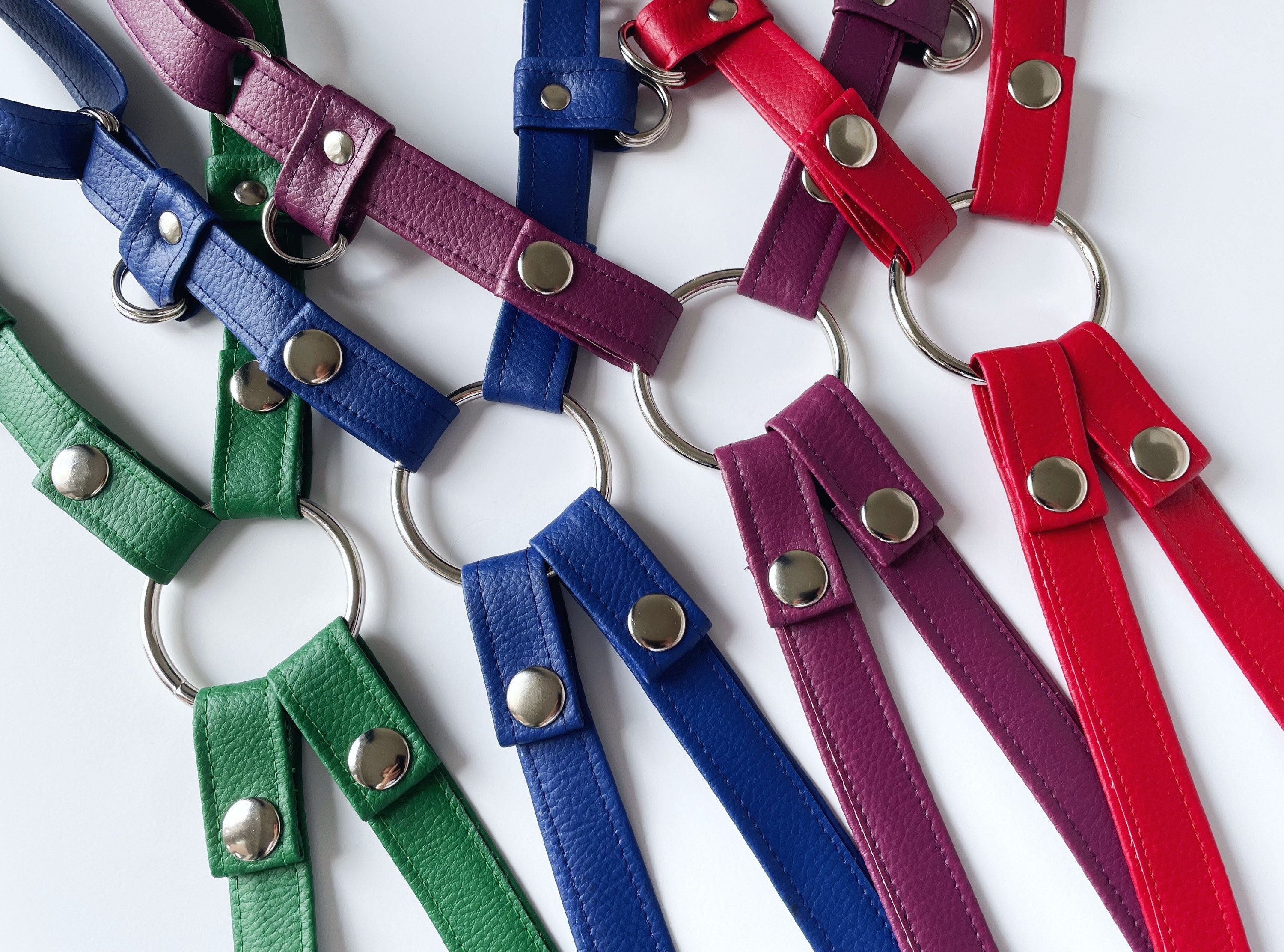 Strap on Harness simple in Faux leather strapon harness | Etsy