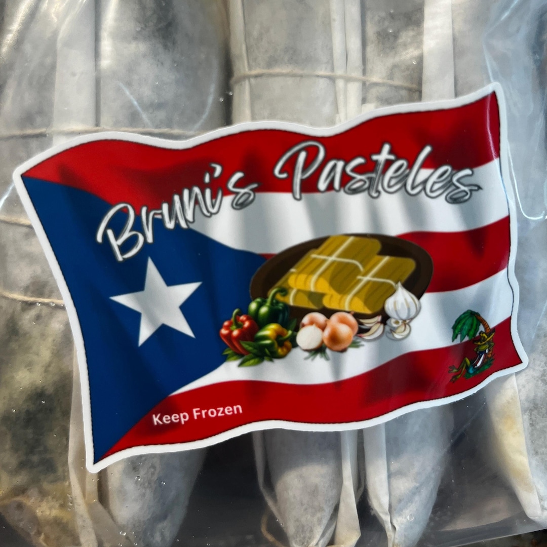 Puerto Rico PASTELES Labels - Customized W Free Shipping - Please READ ...