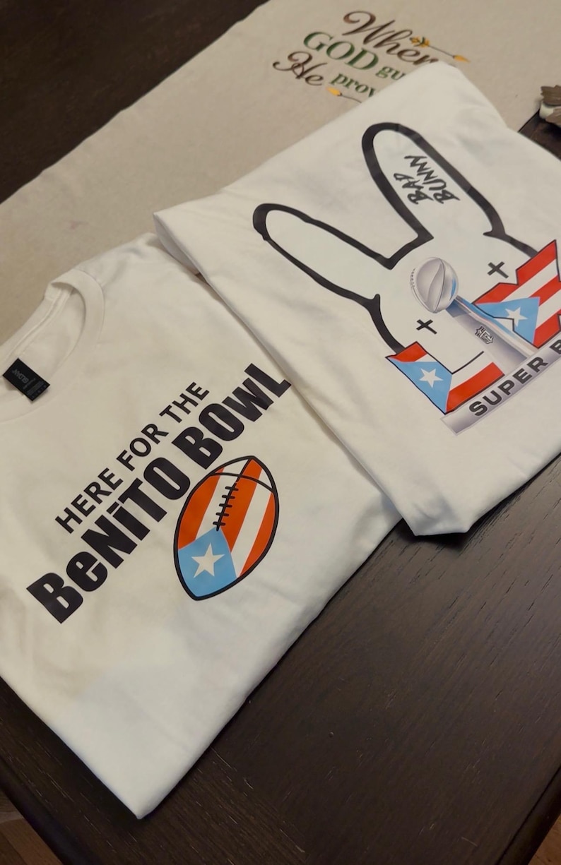 Limited Time Benito (bad Bunny) Bowl Unisex WHITE Tee - Full Front and ...