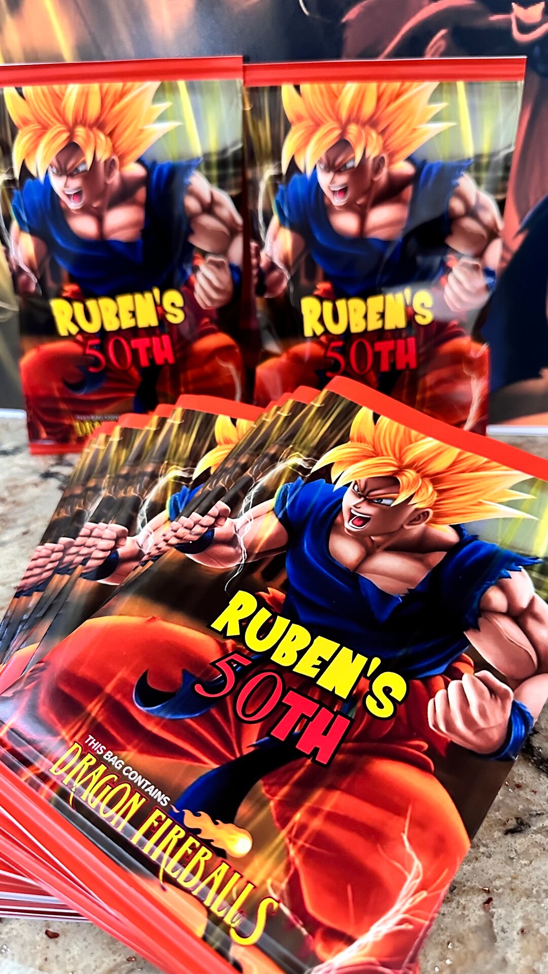 Dragon Ball Themed Party Set - Etsy