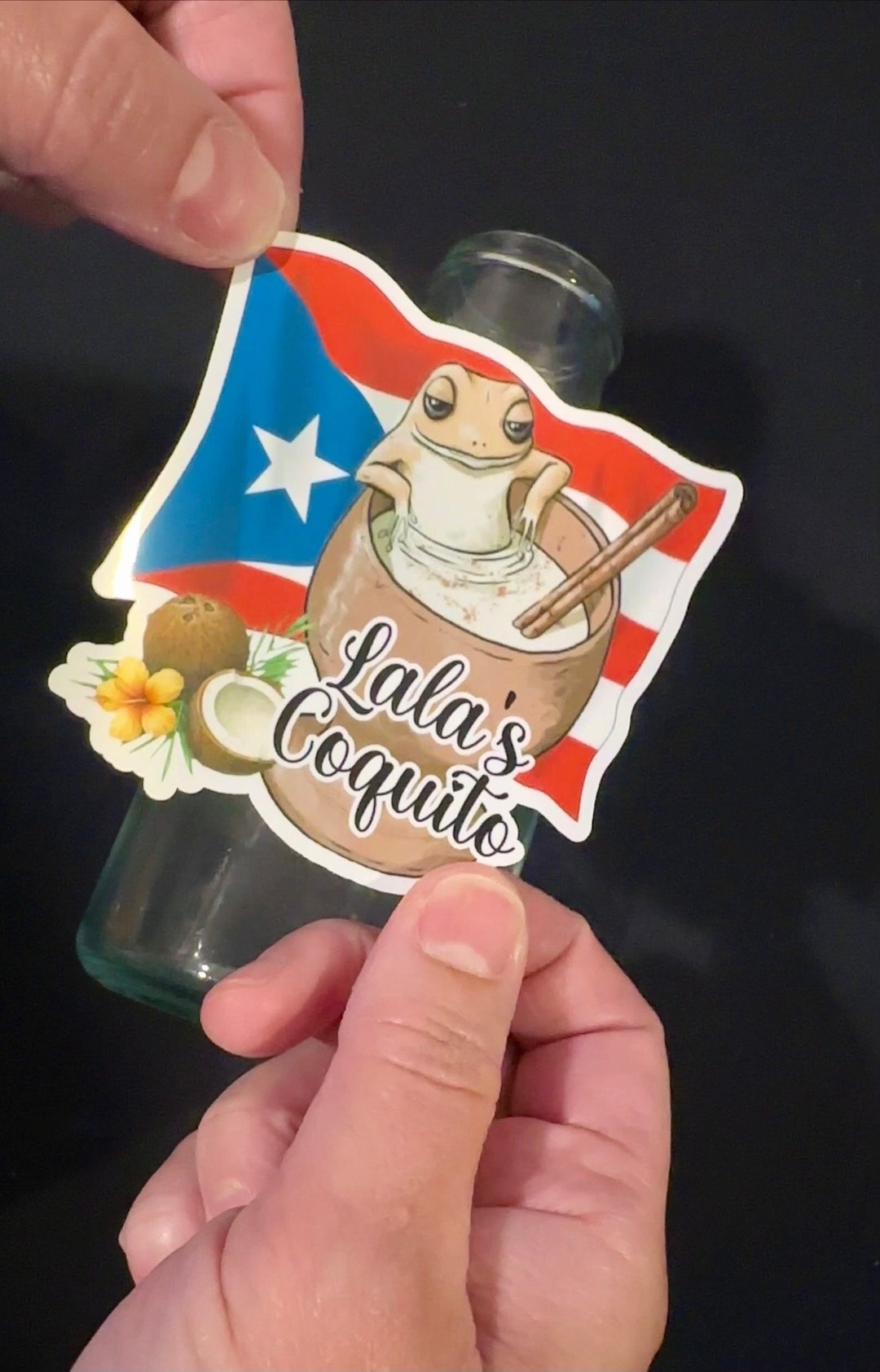 Puerto Rico Coquito Labels - Customized W Free Shipping - Please READ ...