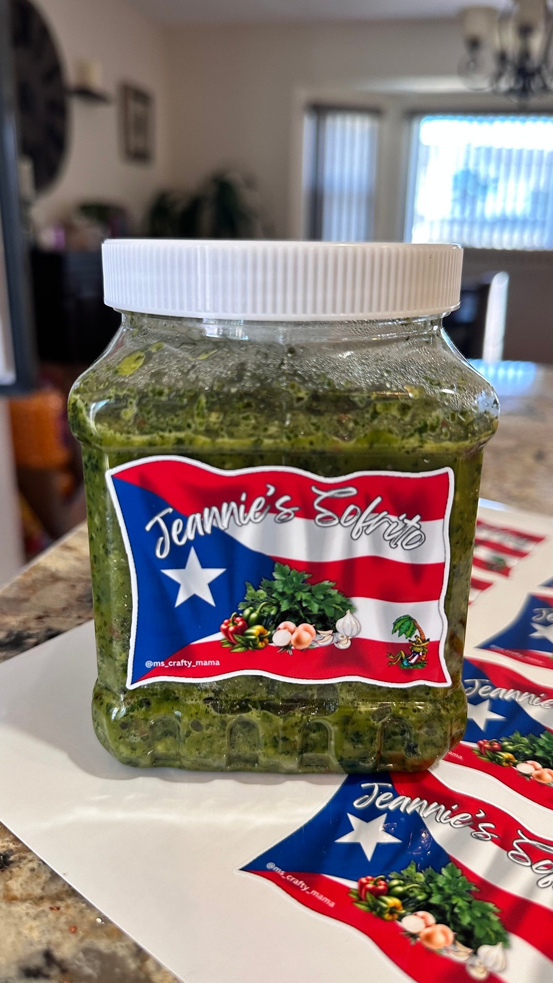 Sofrito (flag) Labels ONLY - Customized W Free Shipping - Please READ ...