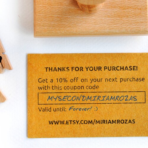 Double Sided DIY Business Card Stamps Custom Business Card | Etsy