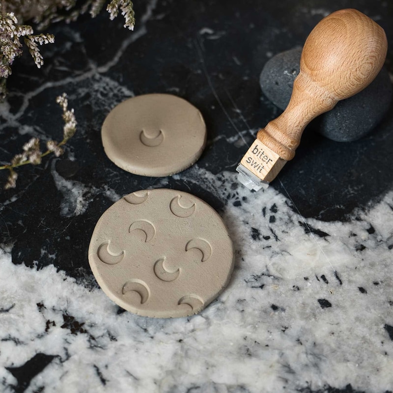Moon Stamp - Etsy