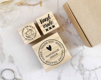 Thank You Stamp Set - Etsy