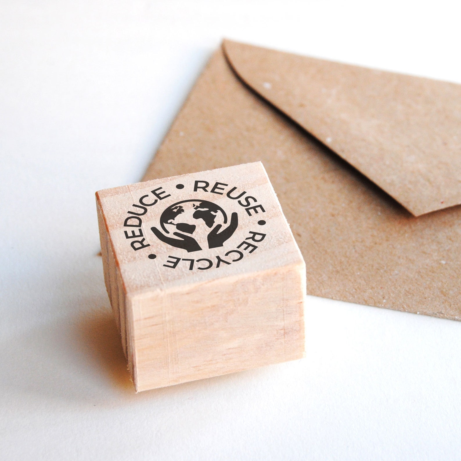 Reuse Reduce Recycle Stamp for Sustainable Packaging Eco - Etsy UK