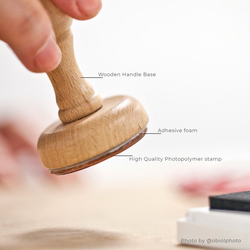 Handmade Jewelry Box Stamp With Your Name or Text Custom Text - Etsy