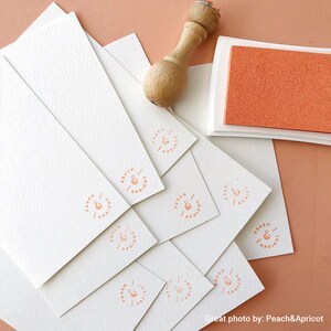 Small Custom Logo Stamp for Personalized Brand Tags and Labels ...
