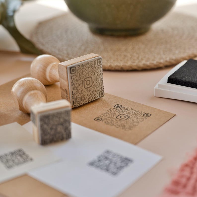 Custom QR Code Stamp, Personalize Your Packaging, Cards and Promotions ...
