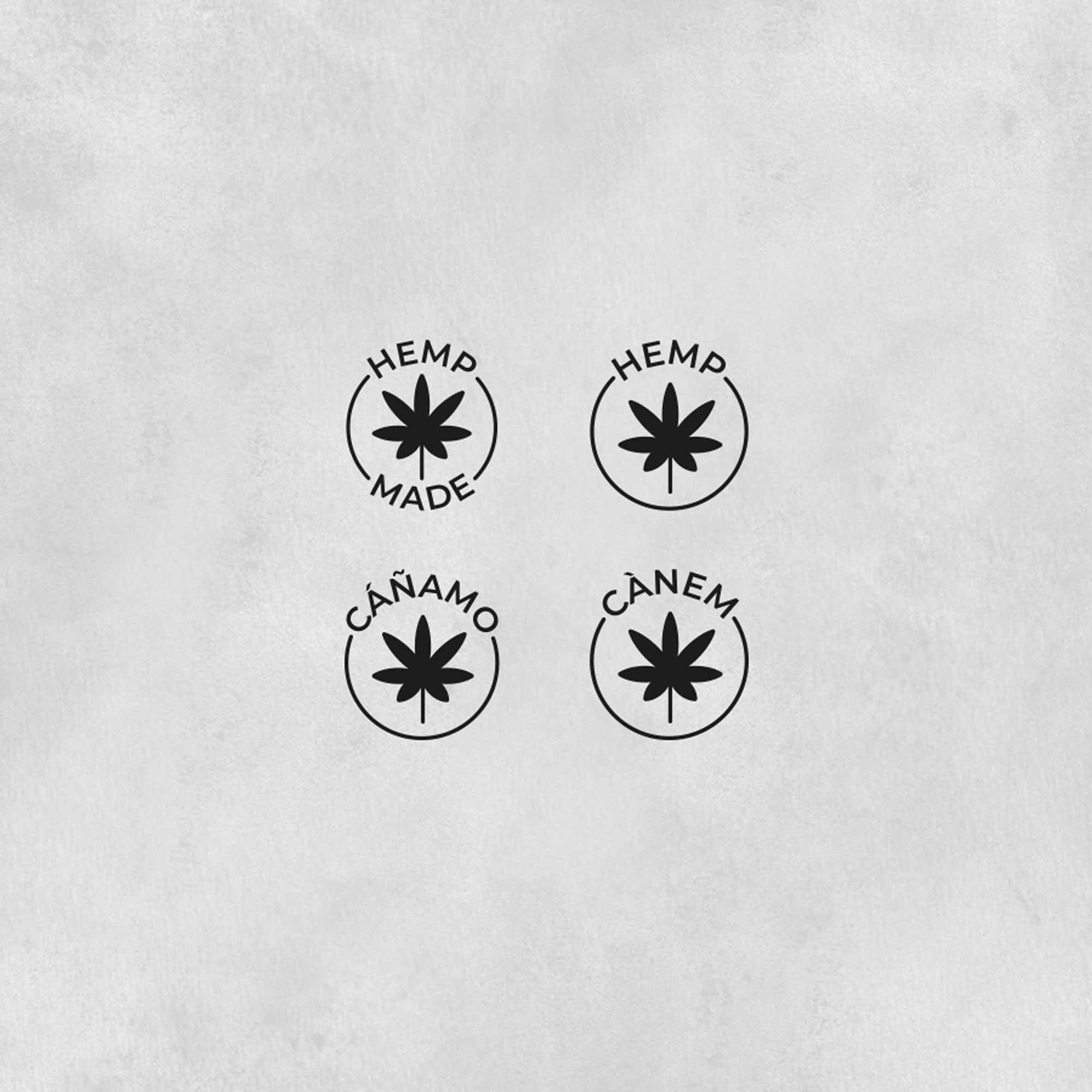 Hemp Icon Stamp for Hemp Made Clothing Labels, Sustainable Fashion Tags ...